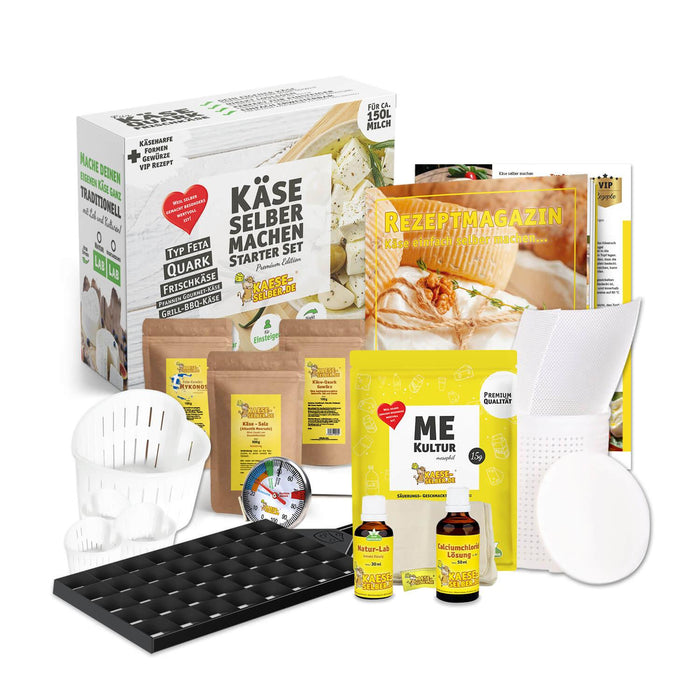 Käse selber machen Starter Set -Premium Edition- | KAESE-SELBER.DE